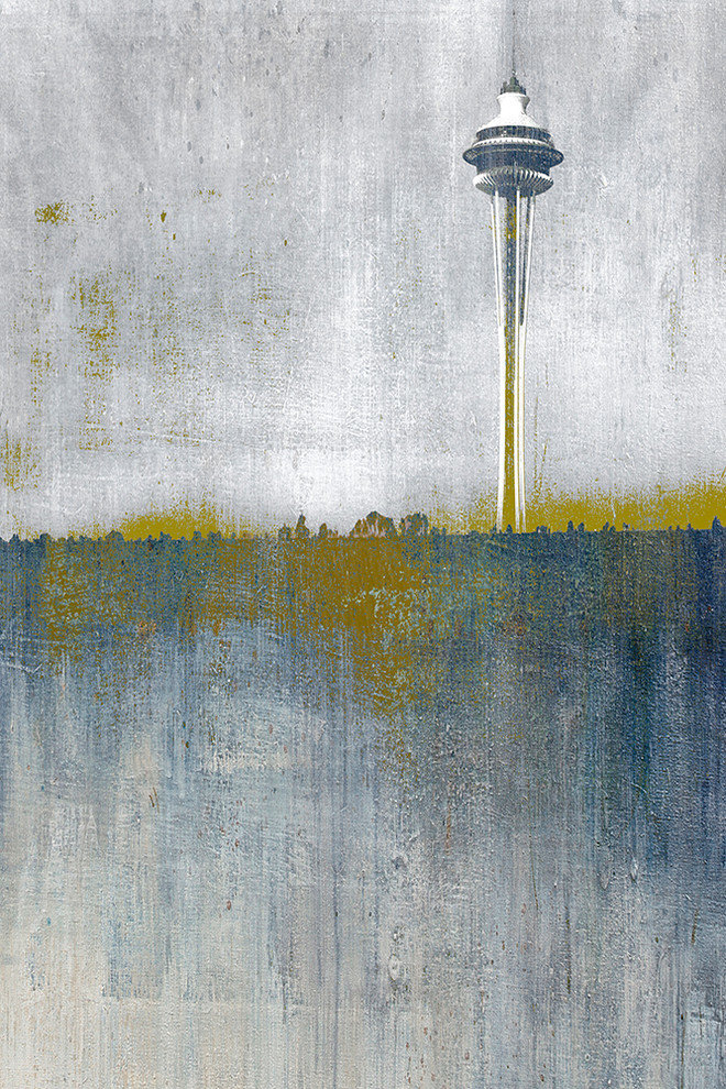 "Seattle Horizon Two", 40" x 60" - Contemporary - Prints And Posters ...