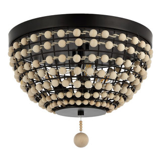 Safavieh Bolson Chandelier Natural Wood/Oil-Rubbed Bronze ...