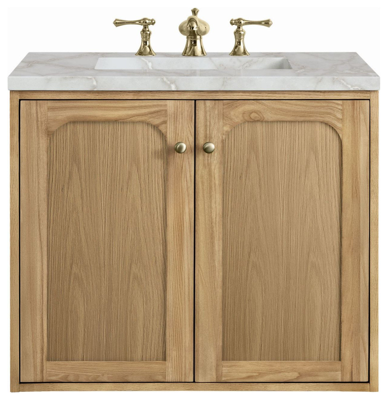 James Martin Vanities 545-V30-3VSL Laurent 30" Single Basin Wood ...