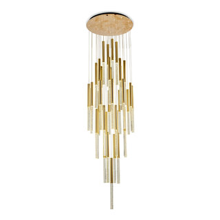 Manarola | Long LED Spiral Chandelier - Modern - Chandeliers - by Miron ...