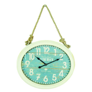 Circular Wall Clock - Beach Style - Wall Clocks - by HedgeApple | Houzz