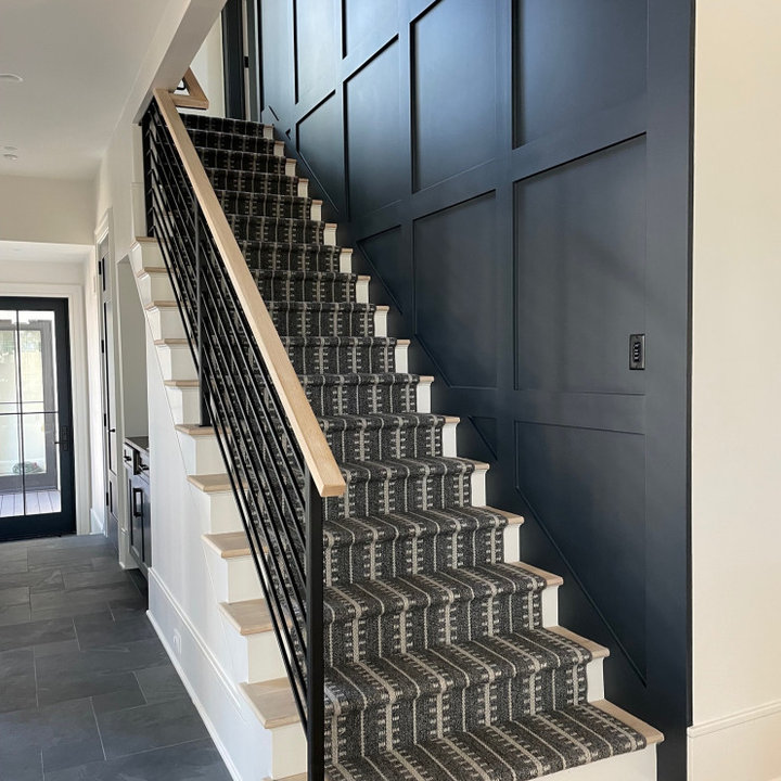 75 Wall Paneling Staircase Ideas You'll Love - August, 2025 | Houzz