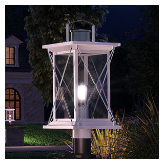 Luxury Colonial Outdoor Post/Pier Light, Stainless Steel, UHP1220 ...