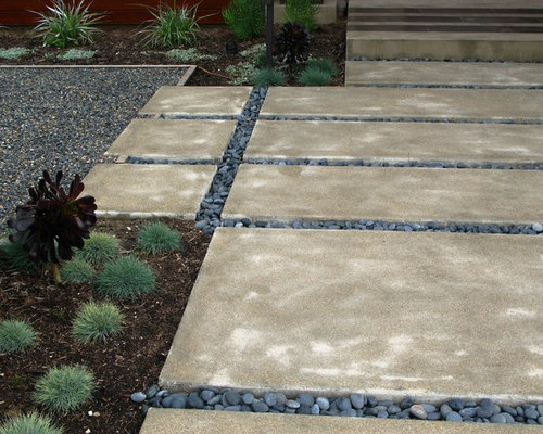 Paver With River Rock Ideas, Pictures, Remodel and Decor