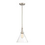 Drake 1-Light Pendant, Polished Nickel - Industrial - Pendant Lighting ...