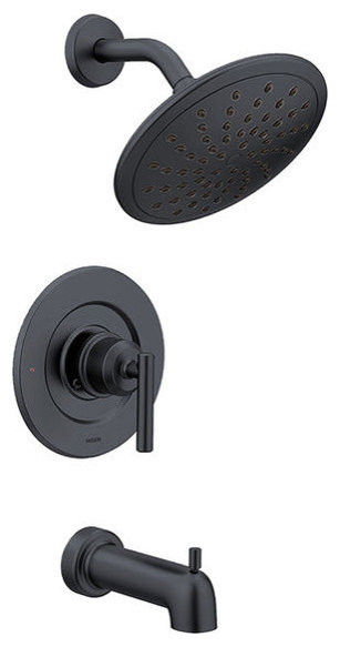 Moen Gibson Posi-Temp Tub/Shower Faucet with 1.75 GPM Rainshower, 1 ...