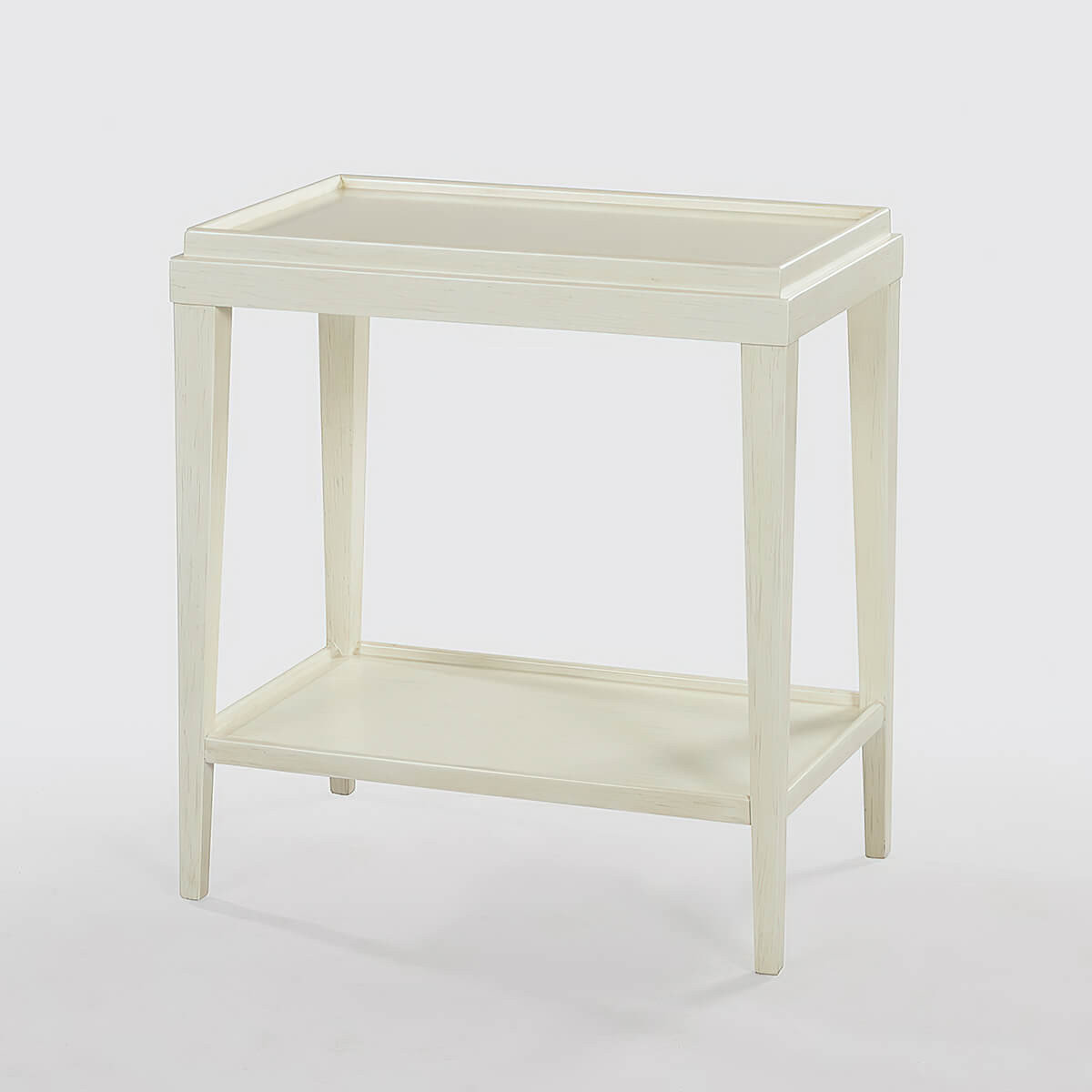 Small Classic Two-Tier Side Table - Farmhouse - Side Tables And End ...