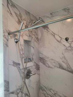 Flexstone/Sentrel panels - calacatta white pictures