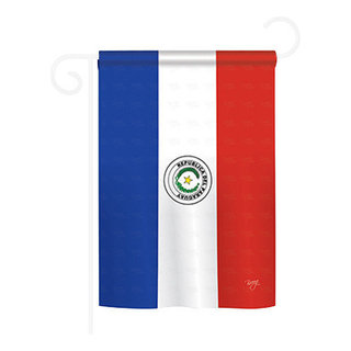 Paraguay 2-Sided Impression Garden Flag - Contemporary - Flags And ...