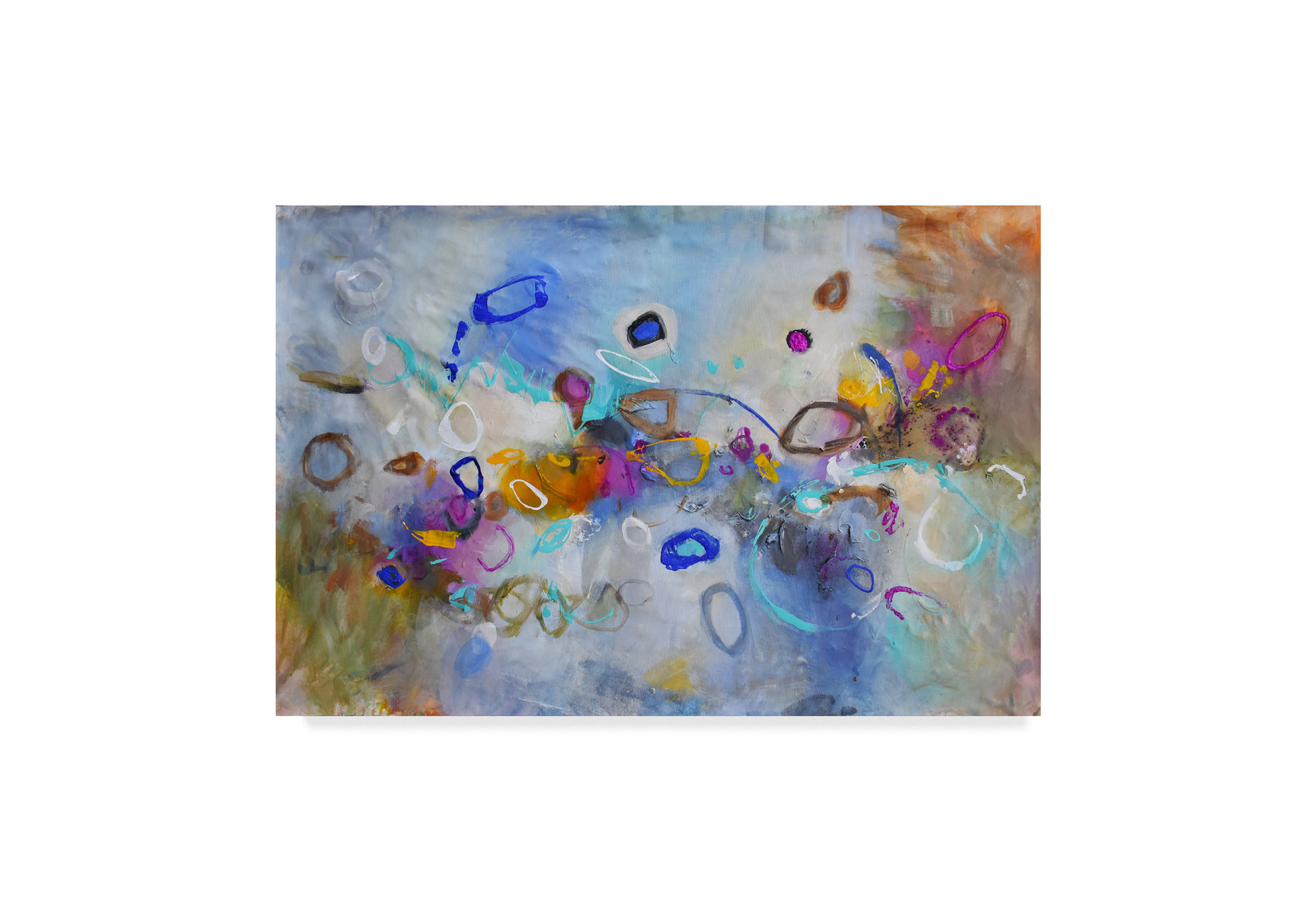 Gabi Ger 'Toss Up' Canvas Art, 19"x12" - Contemporary - Prints And ...