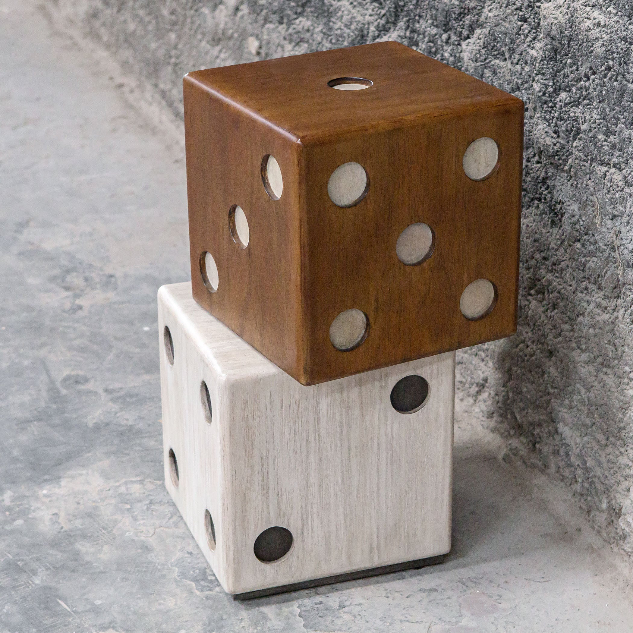 Uttermost Roll The Dice Accent Table - Eclectic - Side Tables And End ...