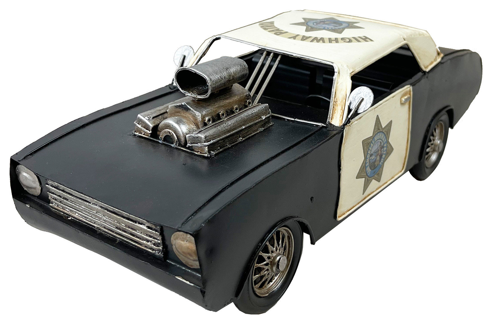 Police Hot Rod Metal Model - Contemporary - Decorative Objects And ...