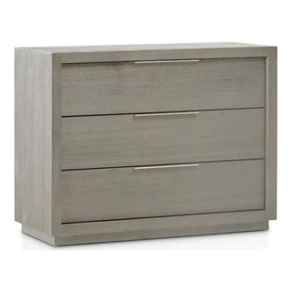 Modus Oxford 3-Drawer Nightstand, Mineral - Farmhouse - Nightstands And ...