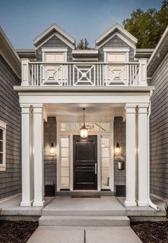 Flat Porch Roof Railing