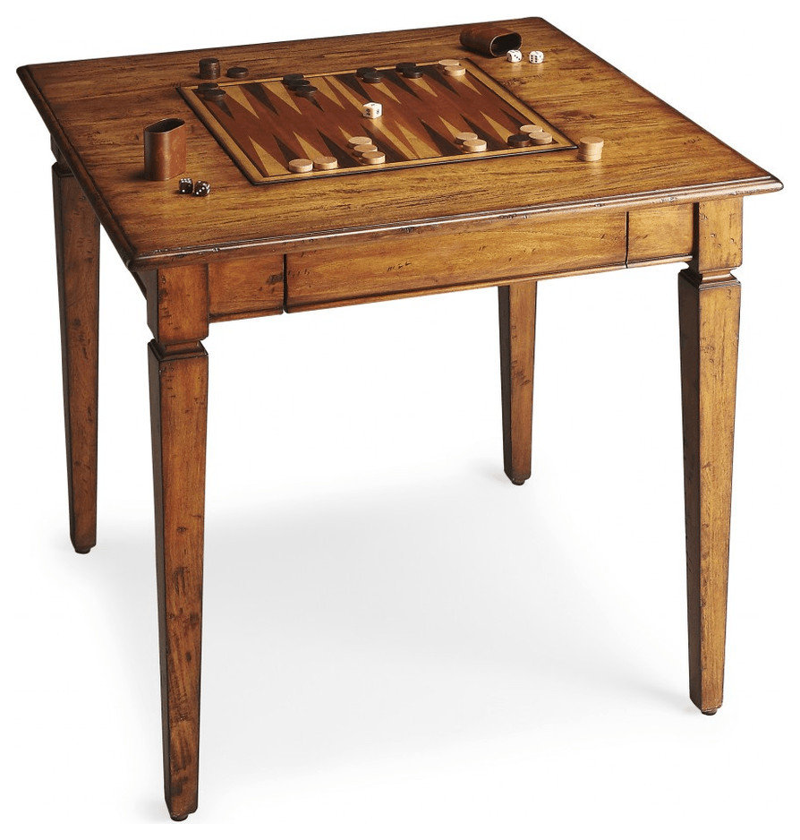 Rustic Game Table - Transitional - Game Tables - by HomeRoots | Houzz
