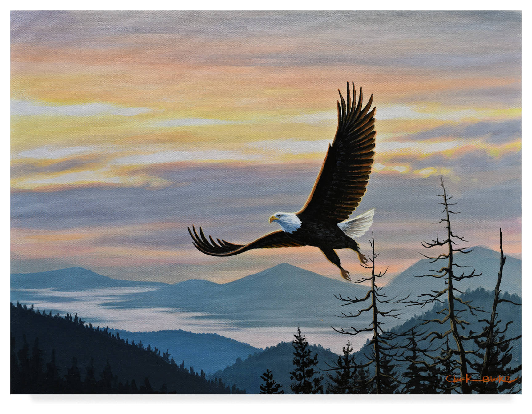 "Conquered" by Chuck Black, Canvas Art, 47"x35" - Contemporary - Prints ...