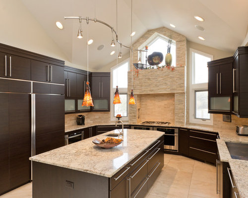 Best Dry Stack Stone Backsplash Design Ideas & Remodel Pictures | Houzz