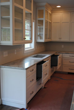 length of pull for integrated dishwasher, WDYD?