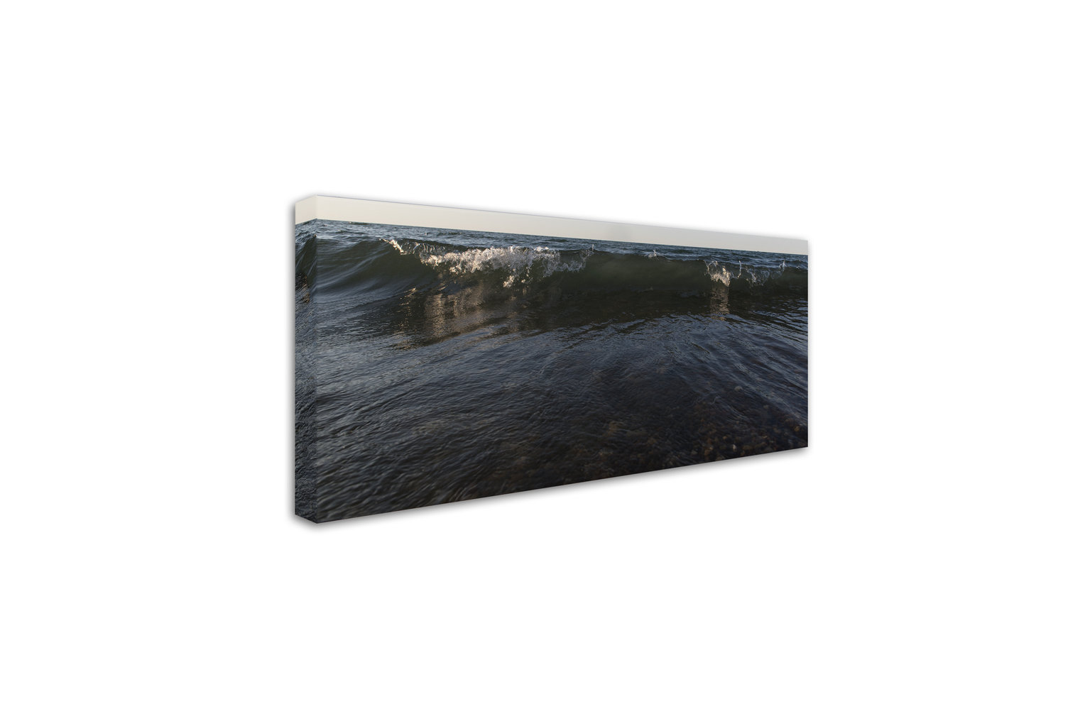 Kurt Shaffer 'Incoming' Canvas Art, 24"x12" - Beach Style - Prints And ...