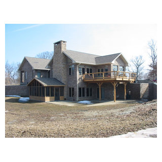 Timber Frame Deck - Indianapolis - by Souligne Construction, Inc. | Houzz