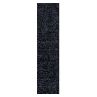 Groovy Solid Shag Rug, 2'x8' - Contemporary - Hall And Stair Runners ...