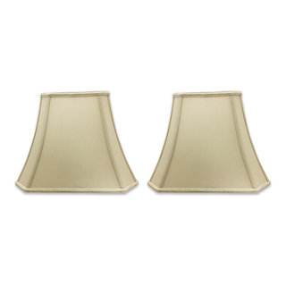 Rectangle Bell Cut Corner Designer Lamp Shade - Transitional - Lamp ...