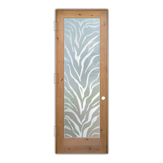 Interior Prehung Door or Interior Slab Door - Tiger Stripes - Primed ...