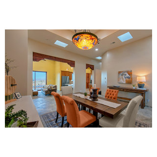 Dining area looking toward the kitchen and living area - Southwestern ...