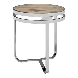 Provision Wood Top Side Table - Contemporary - Side Tables And End ...