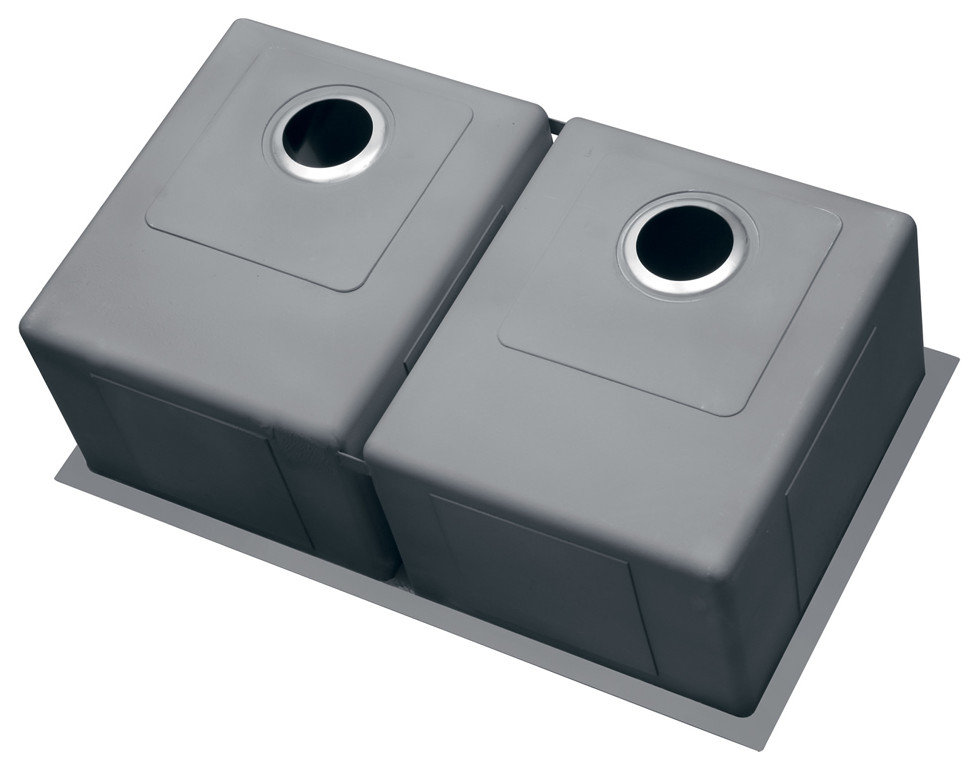 Ruvati RVH7401 Undermount Stainless Steel 32" Kitchen Sink Double Bowl ...