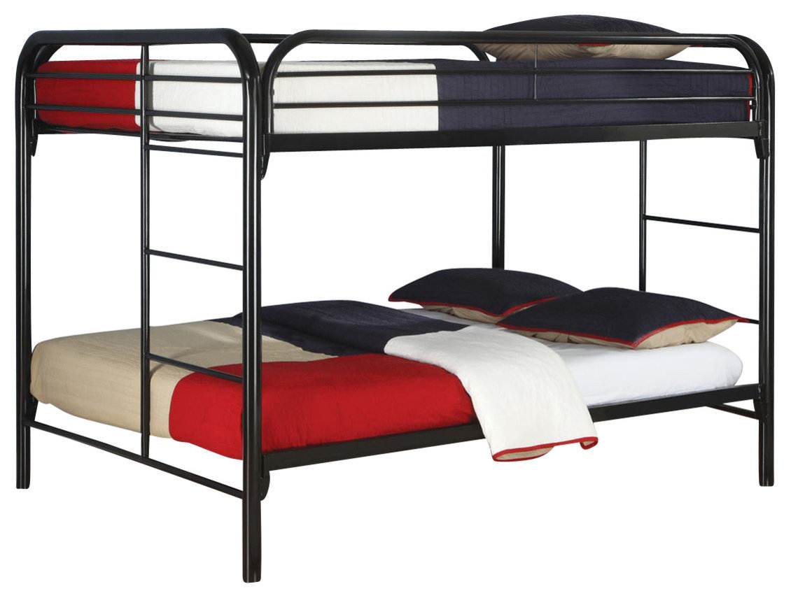 Coaster Youth Full/Full Bunk Bed in Black - Contemporary - Bunk Beds ...