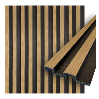 Waterproof Slat Panel, Pack of 6 - Contemporary - Wall Panels - by Euro ...