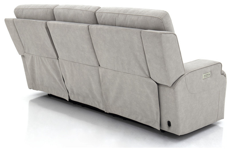 Zero Gravity Sofa WithPower Recline, Power Head Rests and 3 Footrest ...