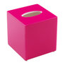 Hot Pink Lacquer Bathroom Accessories, Tissue Box - Contemporary ...