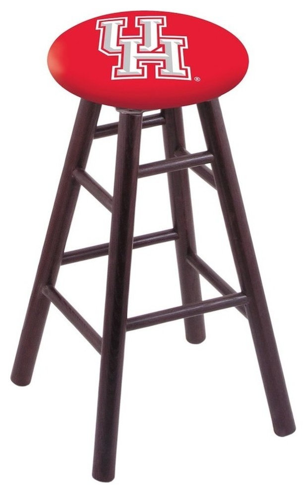 Houston Bar Stool, Dark Cherry - Contemporary - Bar Stools And Counter ...