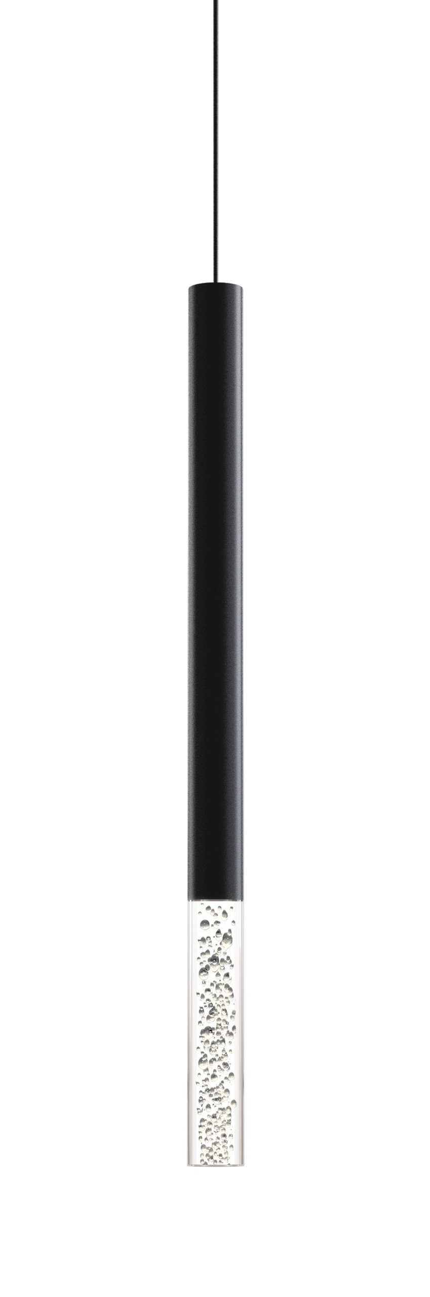 Novo Tall - Bubble Diffuser - Acrylic Single Pendant - Matte Black ...