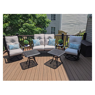 TimberTech Reserve Dark Roast with TimberTech Radiance Railing in Kona ...