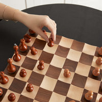 Wobble Chess Set, Walnut - Transitional - Board Games And Card Games ...