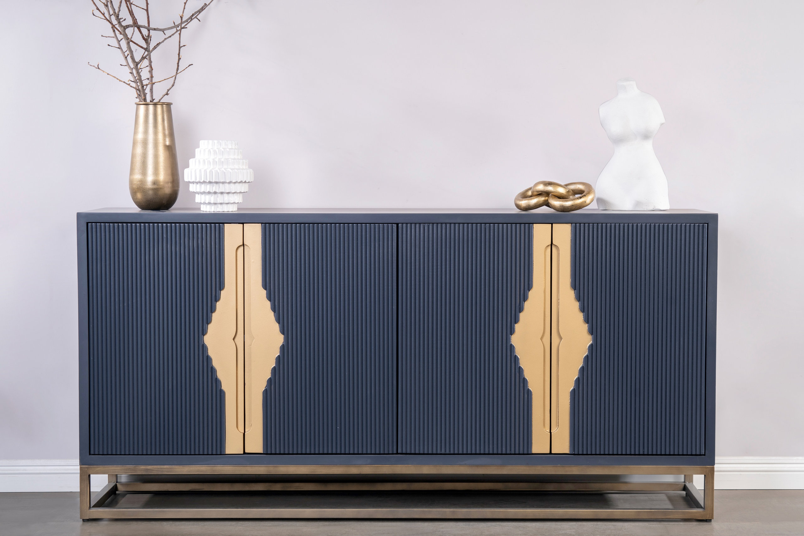Parker Fluted Sideboard - Contemporary - Buffets And Sideboards - by Statements by J | Houzz