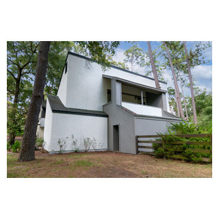 Contemporary Reside with Hardie Custom Colonial - Contemporain - Façade ...