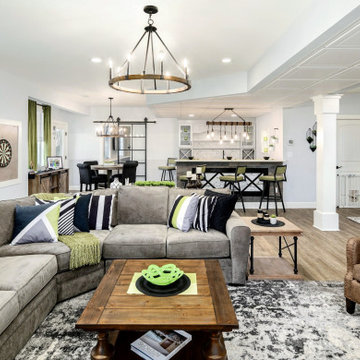 75 Wall Paneling Basement Ideas You'll Love - April, 2022 | Houzz