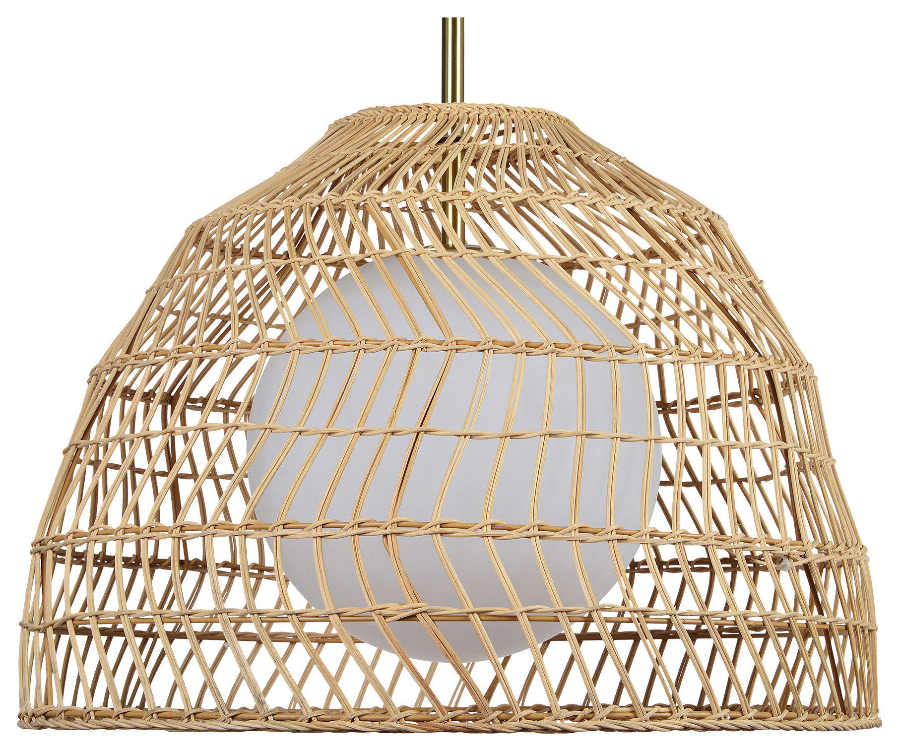 Ren Wil LPC4455 Palm 20"W LED Wood Pendant - Pendant Lighting - by ...
