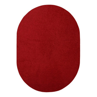 Modern Plush Solid - Pet and Kids Friendly Made in USA, Area Rug, 6' x ...