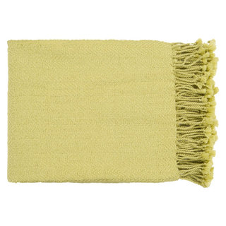 Turner by Surya Throw Blanket, Lime - Contemporary - Throws - by FlairD ...