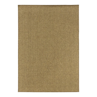 4' x 6' Tan Indoor Outdoor Area Rug - Transitional - Outdoor Rugs - by ...