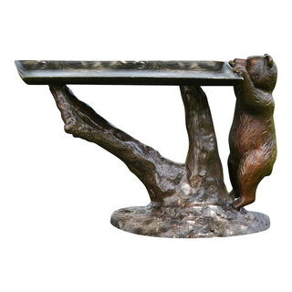 Bear End Table - Rustic - Side Tables And End Tables - by Zeckos | Houzz