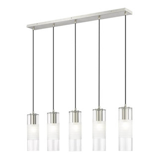 Alton 5 Light Island Light, Brushed Nickel - Transitional - Kitchen ...