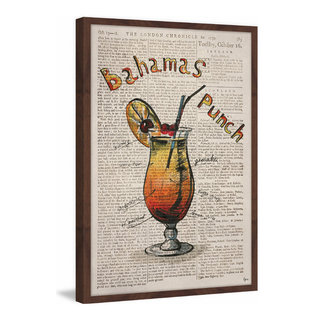 "Bahamas Punch Ingredients" Framed Painting Print, 16"x24 ...