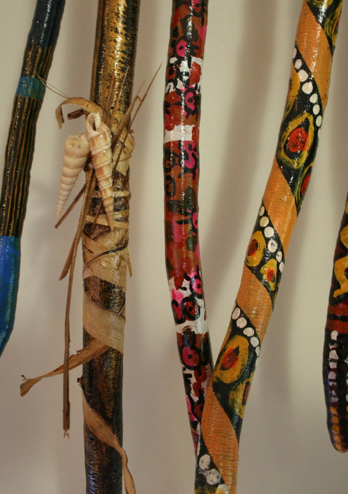 Painted Amaltas-Cassia seed pods