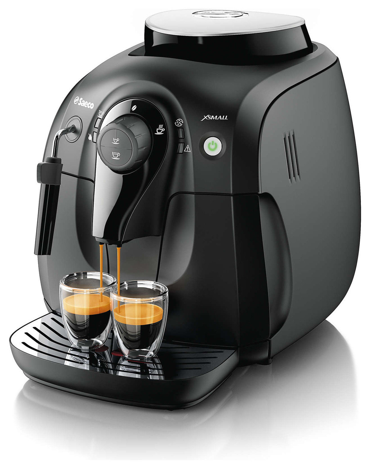 Saeco Xsmall Vapore Black Super-Automatic Espresso Machine ...